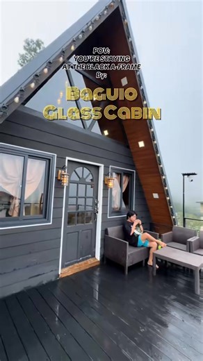 65K views · 481 reactions | Wake up in a cold weather and sip coffee in silence.  Our Black A-Frame Cabin is open today until friday (June 18, 19, & 20) and it might just be the reset you’ve been needing. ✅ ₱1,000 discount ✅ Free breakfast for 2 ✅ The space to slow down and enjoy the moment If you’ve been waiting for a sign to pause and breathe, this is it. Send us a message and make today count! | Baguio Glass Cabin | Facebook
