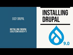 Install Drupal Locally on Docker - connecting to DB and running Drupal Install