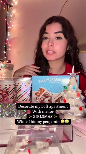 Decorate my loft apt with me for girlsmas🥹💗 #fyp #foryoupage #foryou | apartment decorating