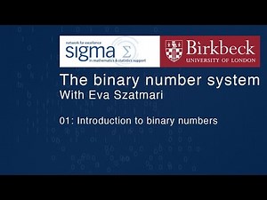 Binary 01: Introduction to binary numbers