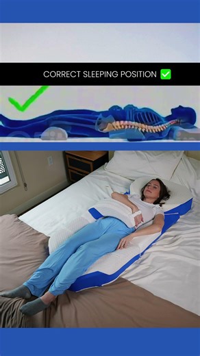 : Correct vs. Incorrect Sleeping Position ❌✅