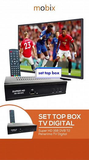 Set Top Box Solusi TV analog menjadi digital #mobix #mobixgadget #stb #settopbox #tvdigital