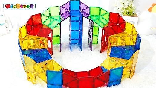 MAGBLOCK magnetic tiles magnetic building blocks for Kids.