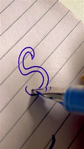 Write letter ‘S’ beautifully #shorts #penpointarts