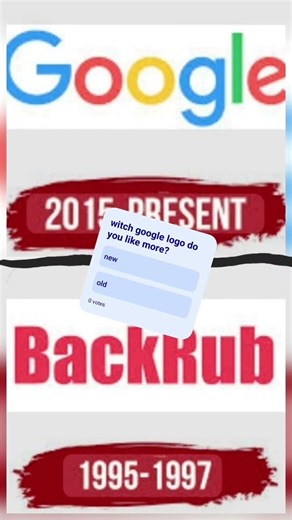 witch google logo do you like more?#logo #logoevolution #subscribe #google #comment