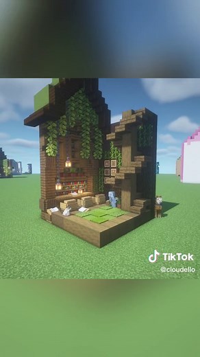 Enchanted Fairy Library Build in Minecraft