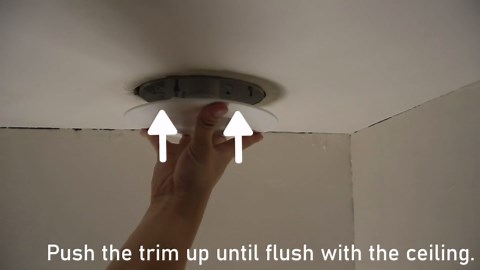 Jolux 5/6" Non-Dimmable LED Adjustable Retrofit Downlight,E26 Base,12W=75W, 3000K (Warm White),920 Lumens,Damp Rated Recessed Lighting,Simple Installation Can Lights,ETL, 6-Pack,Bevel Trim