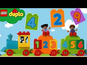 LEGO - Number Train! | Laugh and Learn Nursery Rhymes | Cartoons for Kids | ABC 123 Moonbug Kids