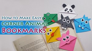 How to make Cute Animal Corner Bookmarks (2026) - Craftylity