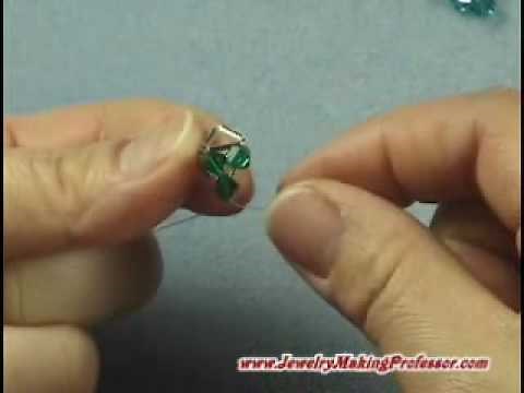 Beading Pattern Four Leaf Clover Ring/Pendant - Part 1