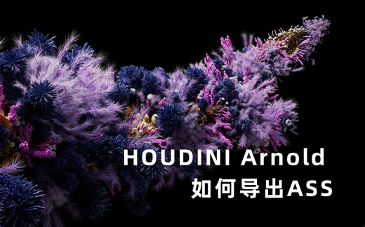【HOUDINI】Arnold如何导出ass代理并用instance渲染 c4d导入ass