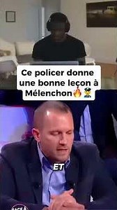 A plainclothes police officer gives Mélenchon a beating 👏 #france #police #mélenchon #melenchon #lfi