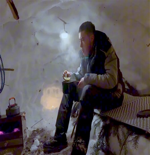 Living off-grid in deep snow, I escaped -65°C by building an igloo. | Alex Zana