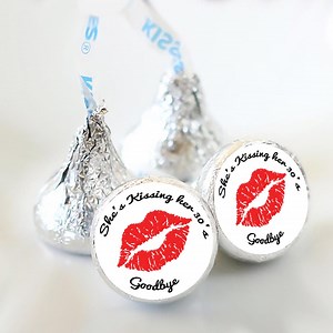 Printed 3/4" Round Candy Stickers | Kissing My 20s Goodbye | Birthday | Lips | 108 Stickers | More Sizes Available - Etsy