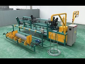 Factory price heavy automatic chain link fence machine