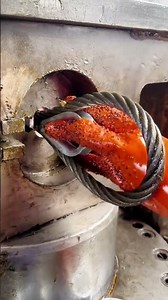 hydraulic press machine for steel wire rope assembly #shorts