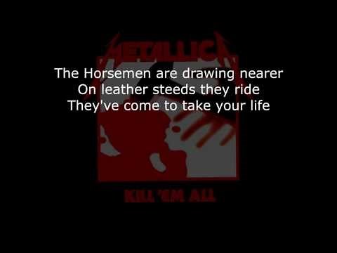 Metallica The Four Horsemen Lyrics (HD)