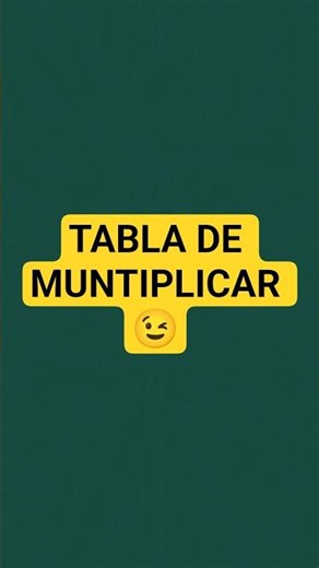 Tabla de Multiplicar