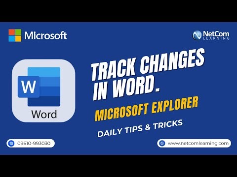 Microsoft Word - Track Changes Like a Pro | Enhance Collaboration | Microsoft Explorer