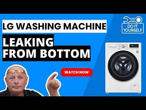 LG F4WV708P2E.ABWQWDG Washing Machine Water Leaking Out The Bottom - Washing Machine Troubleshooting