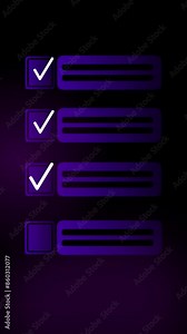 animated video in vertical format, animated to do list, depicting time management, scheduling and planning