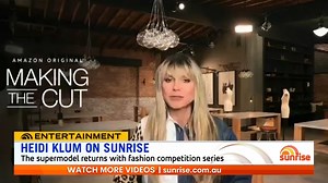 6.5K views · 18 reactions | Supermodel turned TV presenter Heidi Klum is back on our screens with her fashion reality show "Making The Cut' ✂️ We went one-on-one with the star before the series returns on Amazon Prime Video. | Sunrise | Facebook