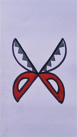 How to draw scissors drawing easy