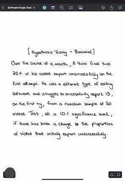 Doing A Two-Tailed Hypothesis Test on A Binomial Distribution | A Level Maths Statistics Revision