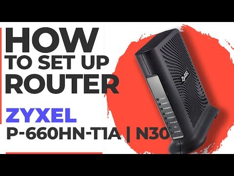 ✅ How to Setup Zyxel P-660HN-T1A | How to Set Up ZYXEL N300 P-660HN-T1A WiFi Router