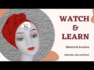 How to Make a Turban with Side Ruffles | Easy Step-by-Step Tutorial #turbanforbeginners