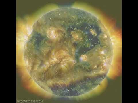 Filament eruption,CME eastward but may have enough🌎-directed components for glancing blow-22.3.26