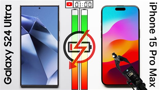 16K views · 199 reactions | Battery test between the Samsung Galaxy S24 Ultra and Apple iPhone 15 Pro Max to see how the battery life on each compares. | PhoneBuff | Facebook
