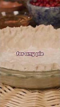 4 Ingredient Easy Homemade Pie Crust 🥧