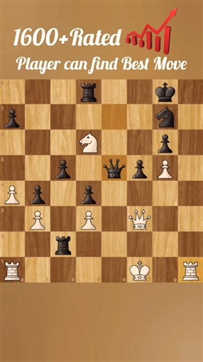 1600+ Rated Player Can Find Best Move 😈