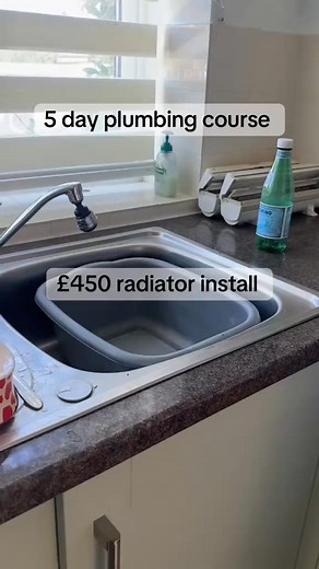 New rad install in kitchen #plumbing #plumber #5dayplumbing #howtogetrich #waterpipe | Radiator Installations