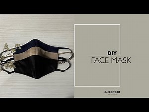 DIY Reusable silk face mask | How to make at home an adjustable face mask | Free pattern