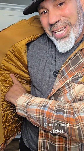 Mens Hooded Flannel Jacket #mensjacket #flanneljacket #mensfashion #tiktokshopcreatorpicks #tiktokshopblackfriday | Aeykkbdam3716