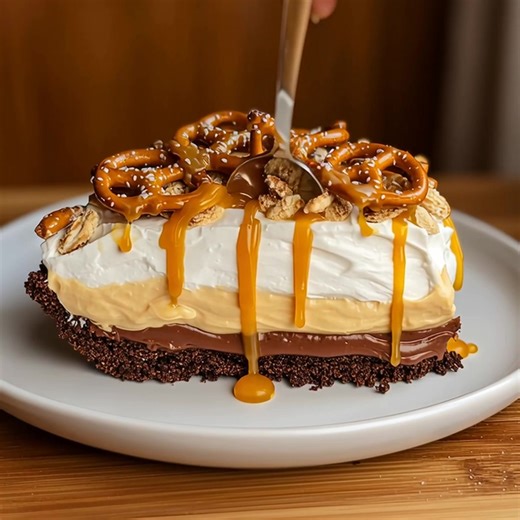 774K views · 1.3K reactions | No Bake Peanut Butter Pretzel Pie...