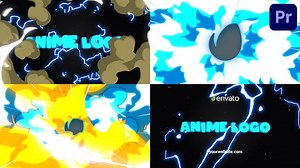 Massive Anime Explosion Logo Opener | Premiere Pro MOGRT