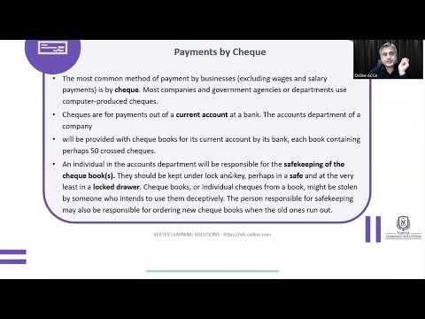 ACCA FA1 – Methods of Payments Explained | Recording Financial Transactions
