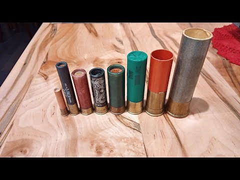 SHOTGUN SHELL GAUGE COMPARISON 9 MM TO 4 GAUGE!