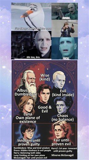 Good, Evil, Chaos — Harry Potter edition 😄 #HarryPotter #WizardLife #MemeMagic