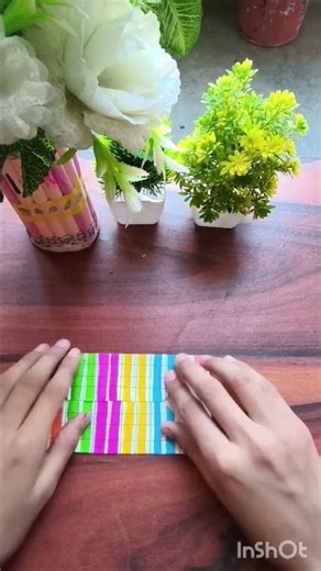 DIY cute mini stand for mini notes🤌🏻🥹💗🫂💓🥰#craft#art#millonviews#viralshorts#viralvideo#👍🏻🤌🏻💗🫂🥰💓💗☺️🫠😘