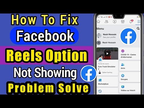 How To Fix Facebook Reels Option Not Showing Problem | Fix Facebook Reels Missing Problem