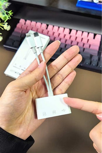 Why did no one tell me transferring camera snaps to my phone could be THIS easy?😱😚😚 #5InCardReader #CameraToPhone#EasyTransfer #TechHack #TikTokShopHolidayHaul