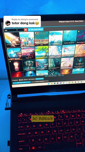 Replying to @elang Tutorial Wallpaper Engine via Steam. Semoga bermanfaat! #keypigadget #wallpaperengine #wallpaper #wallpaperaesthetic #techtok #pctipsandtricks