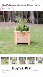 BUY - $132-$195 DIY - $20-30 ✅ FREE PLANS @anawhitediy #AnaWhite_DIYPlanterBox_Plans | Ana-White.com