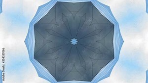 Abstract building made into a video of shapes