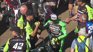 Check out the highlights from today's Harley-Davidson GNC1 presented by Vance & Hines Main at the Springfield Mile! | American Flat Track