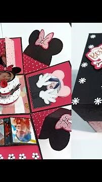 Birthday Explosion Box | Mickey Mouse Theme Explosion Box | Birthday Gift for Best Friend
